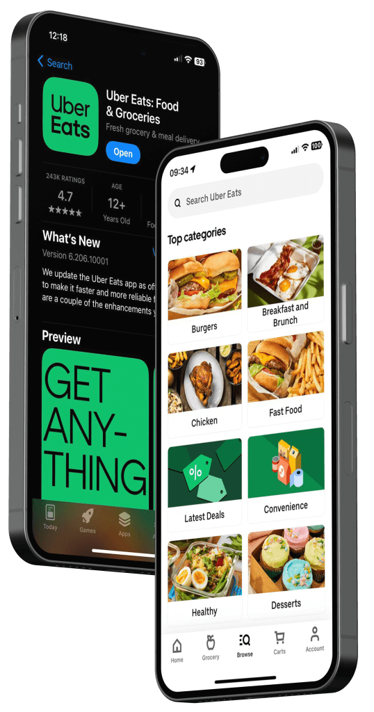 Uber Eats - Teletab - #1 App Marketing Agency